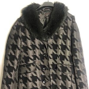 giacca | Jackets & Coats | Giacca Faux Fur Black Fall Winter Coat ...